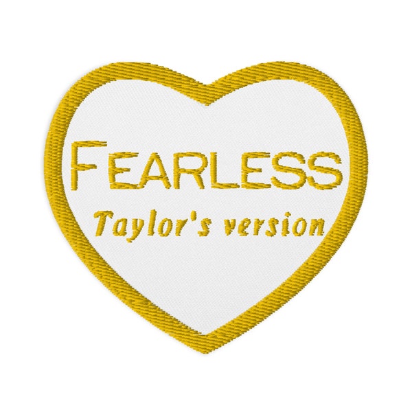 Fearless Iron on Patch - Etsy UK