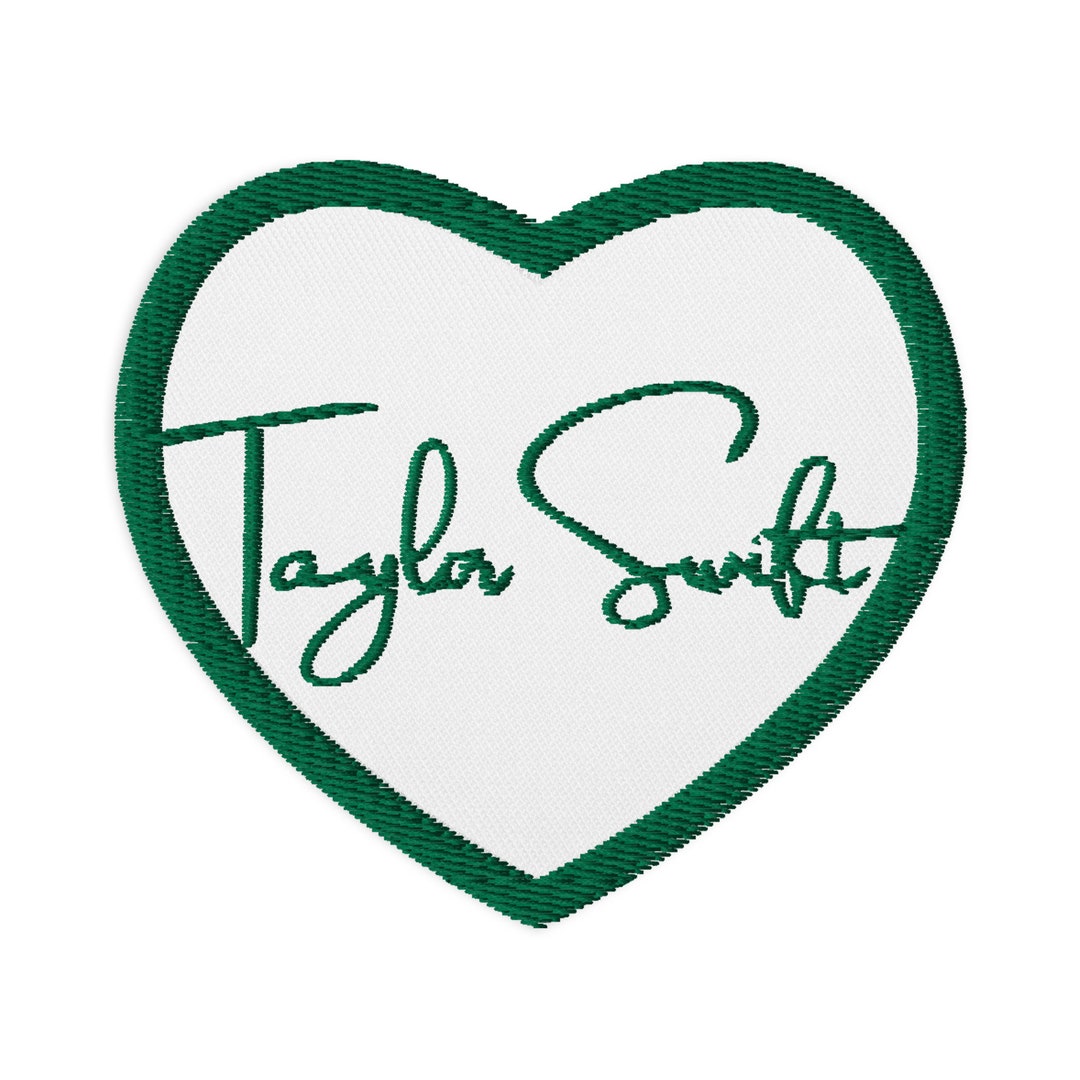 Taylor Swift Debut Album Heart Embroidered Patch Iron on or Sew on ...