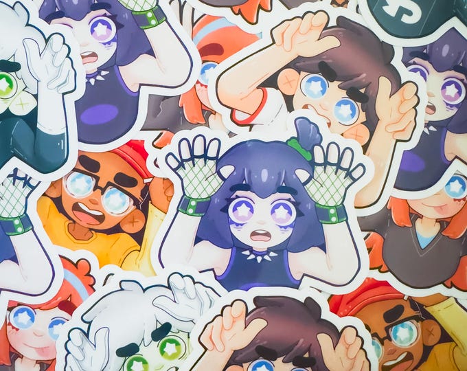 Danny Phantom Hands up Diecut Sticker - Etsy