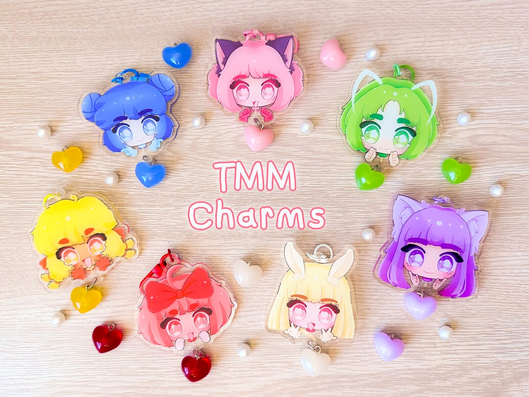 Tokyo Mew Mew Heart 2.5" Acrylic Charms - Etsy