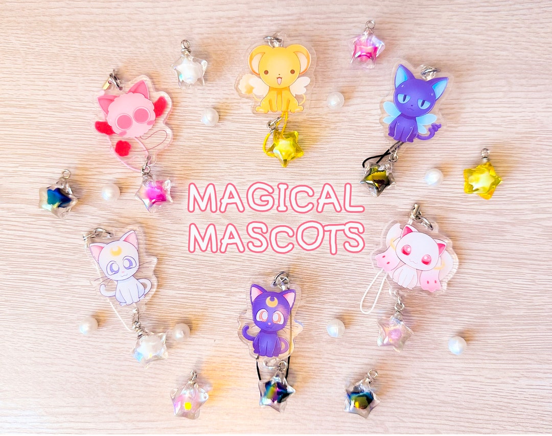 Magical Mascot Magical Girl Companion 1.5 Phone Charms - Etsy