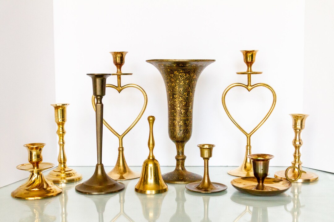 BRASS BUNDLES. Mix and Match BRASS Pieces Awesome for Grouping - Etsy