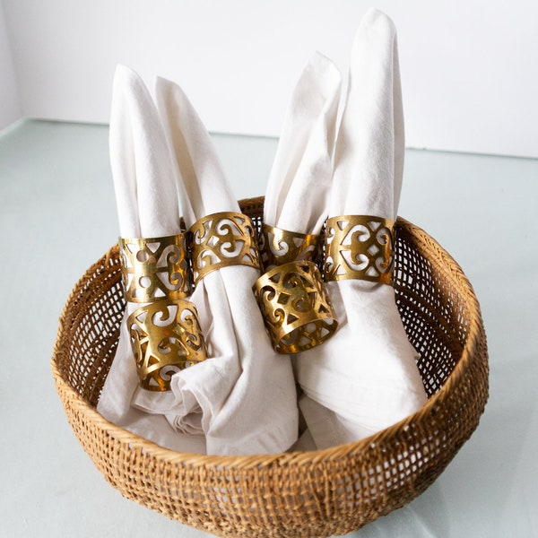 Metal Napkin Rings - Etsy