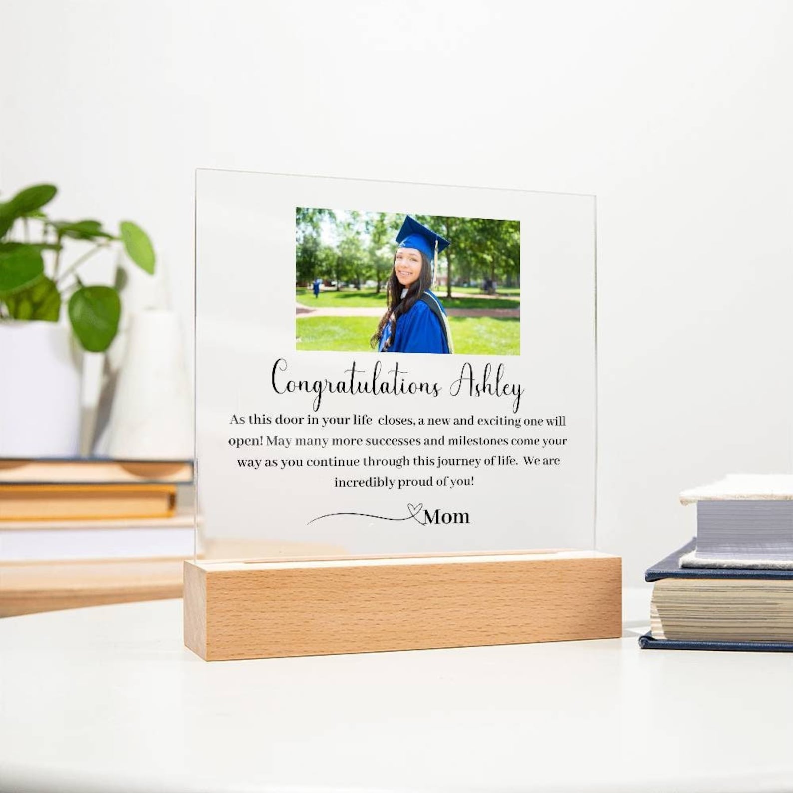 Custom Graduation Plaque, Acrylic Plaque for Graduate, Graduation Gifts ...