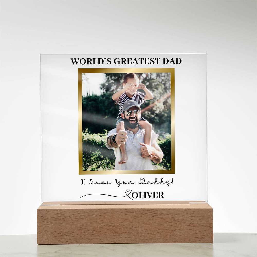 Father's Day Plaque, Custom Plaque for Dad, Father's Day Gift, Gifts ...