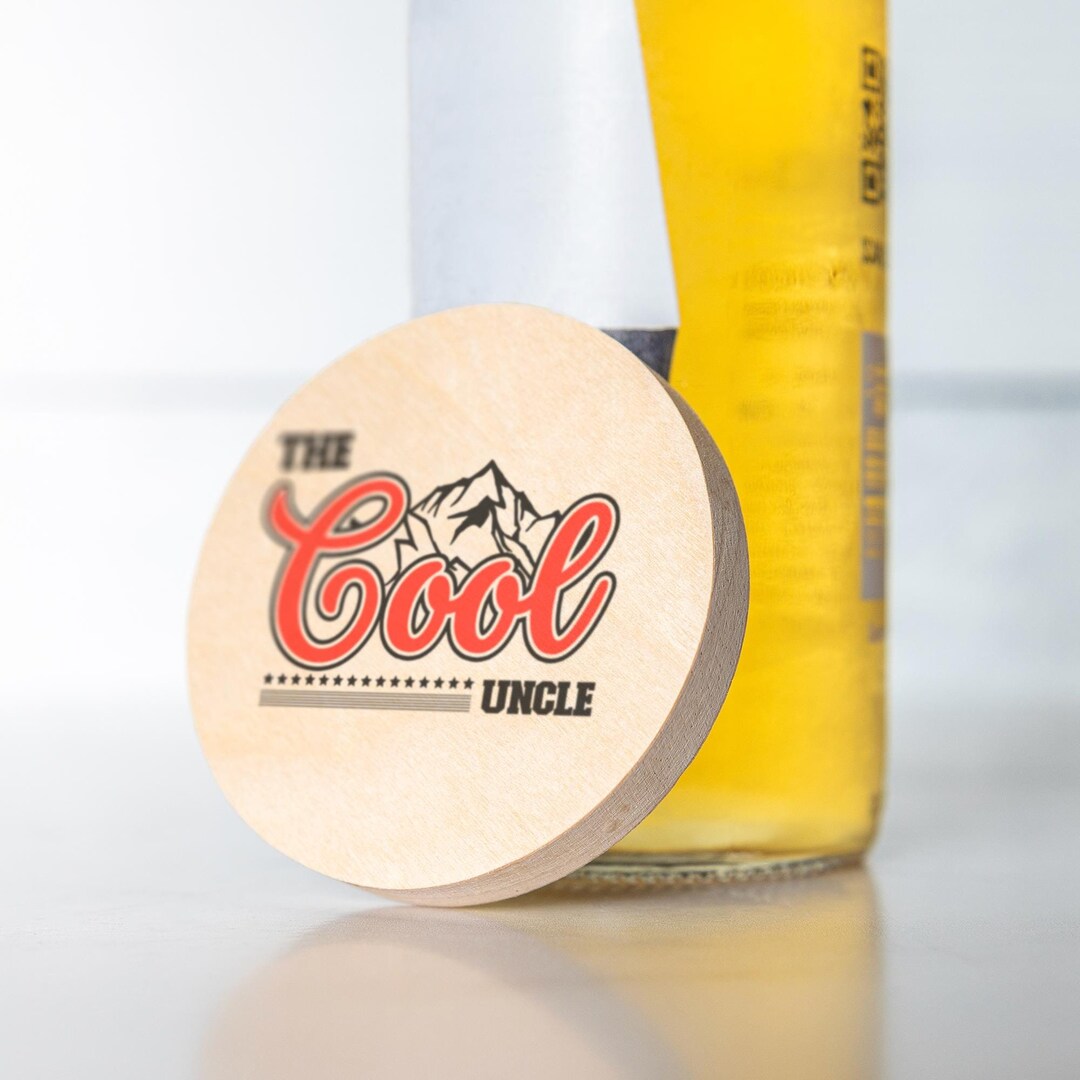 Bottle Opener for Uncle, Magnetic Wooden Bottle Opener, Cool Uncle ...