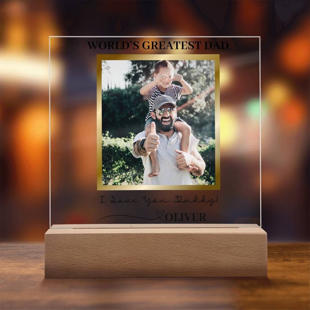 Father's Day Plaque, Custom Plaque for Dad, Father's Day Gift, Gifts ...