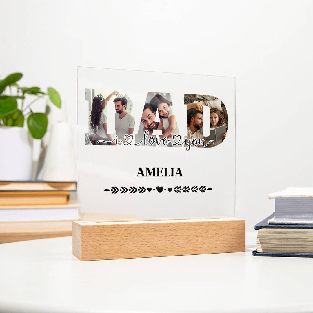 Father's Day Plaque, Custom Plaque for Dad, Father's Day Gift, Gifts ...