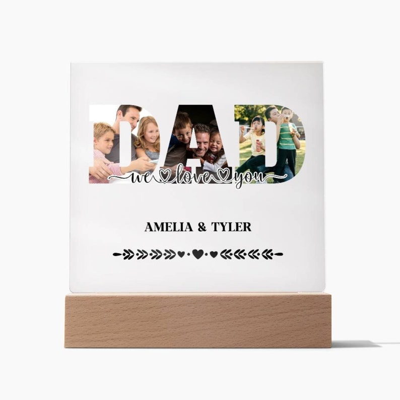 Father's Day Plaque, Custom Plaque for Dad, Father's Day Gift, Gifts ...