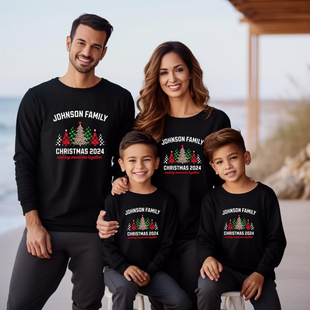 Family Christmas Sweatshirts, Custom Family Christmas Sweatshirt ...