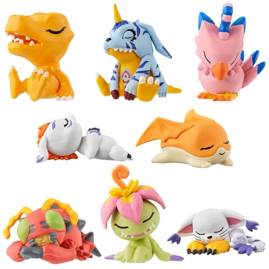 Bandai Sleeping Digimons, Japan Toys or Gashapons, Genuine Little ...