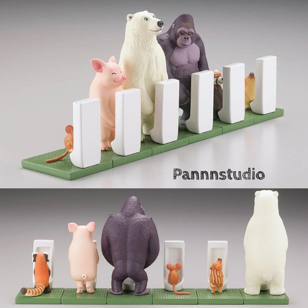 KAIYOO SATO Kunio's Animal Bathroom in Groups Part 2, Japan Toys or ...