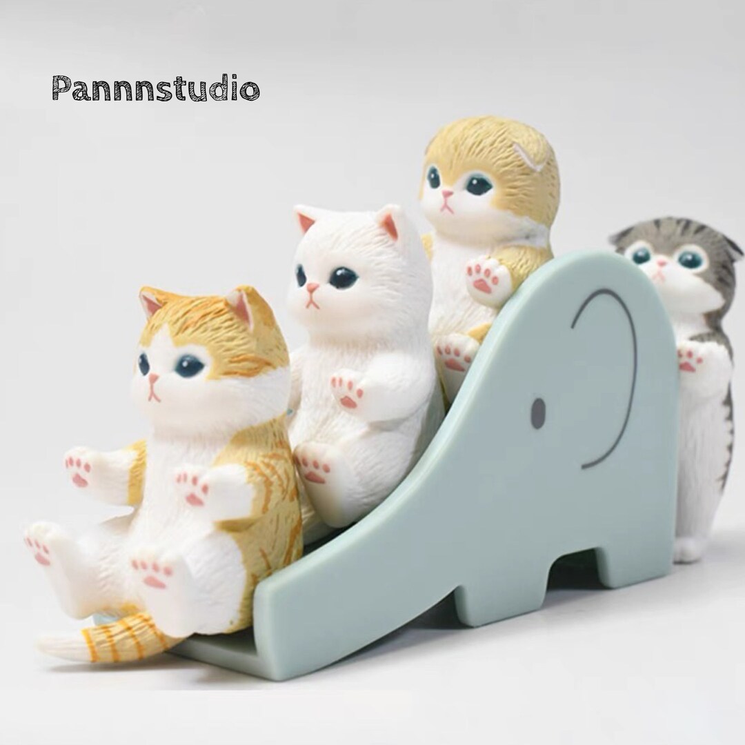 Mofusand Cats Playing on the Slide Collection , Japan Toys or Gashapons ...