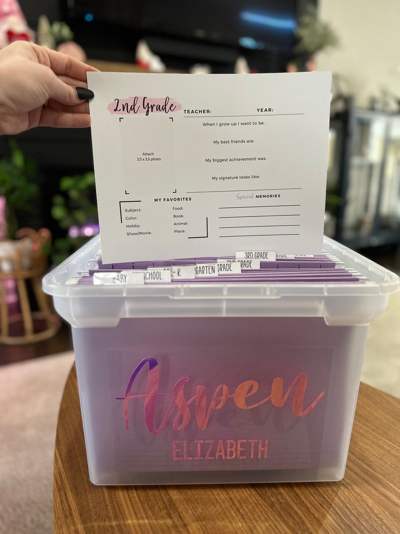 Milestone File Tote - Etsy