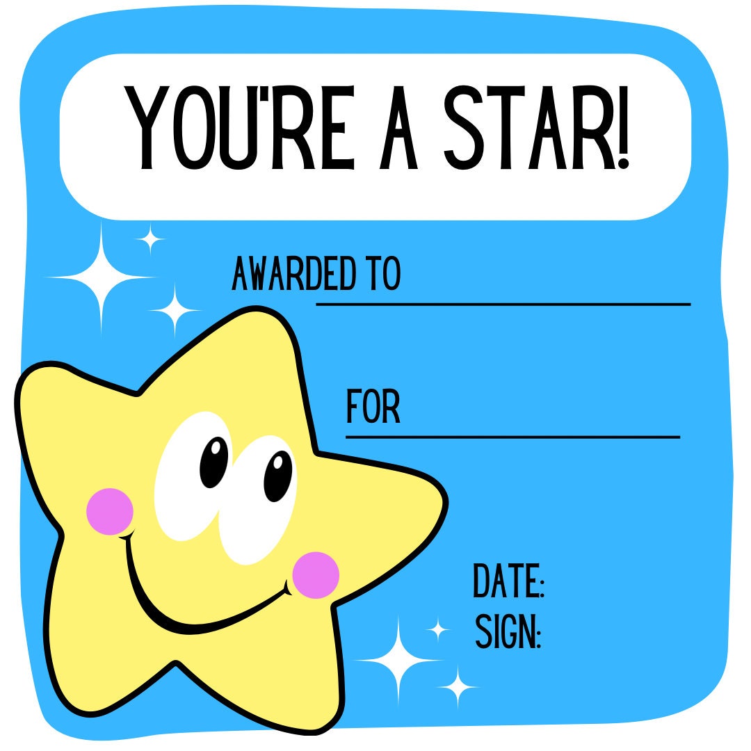 Student STAR Award - Etsy