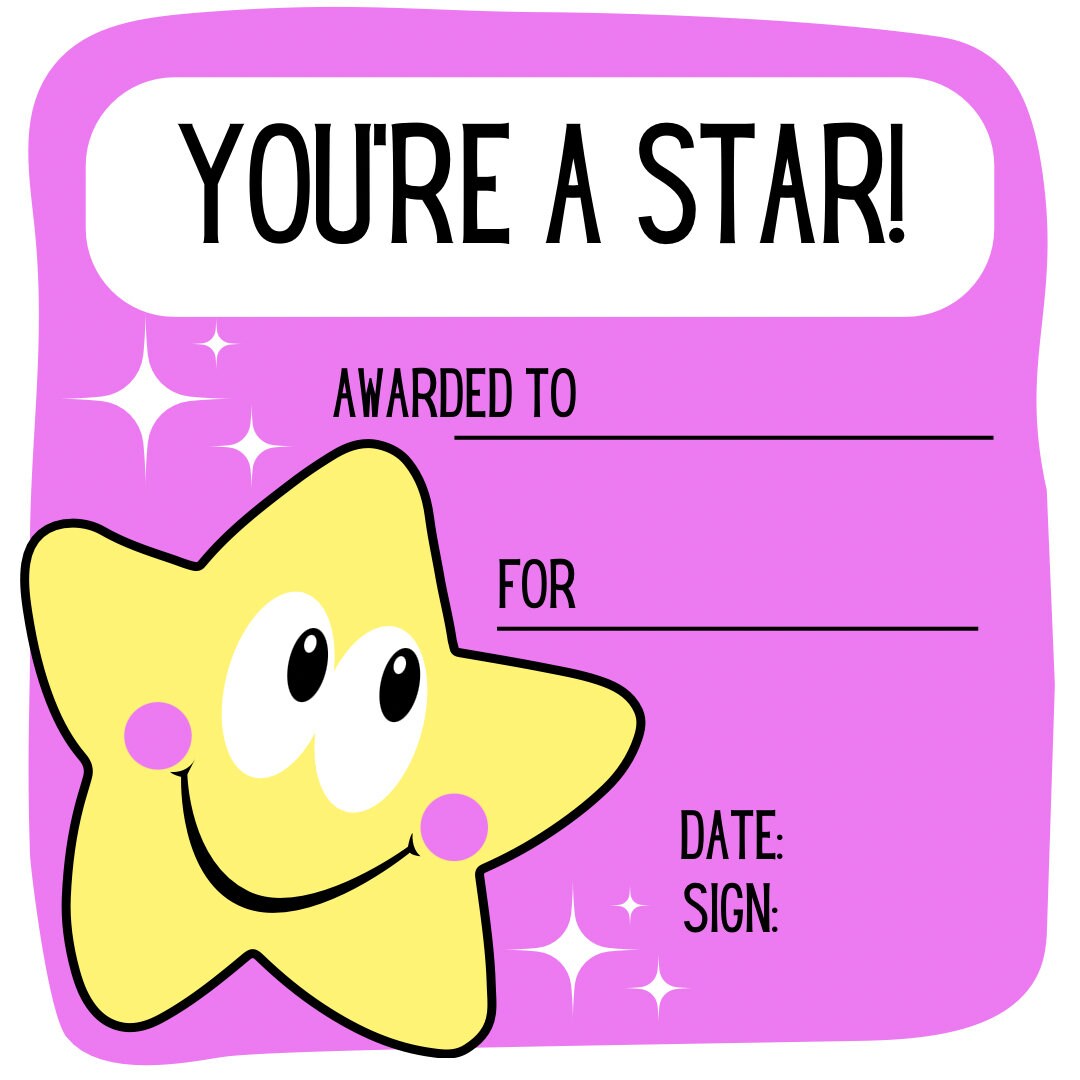 Student STAR Award - Etsy