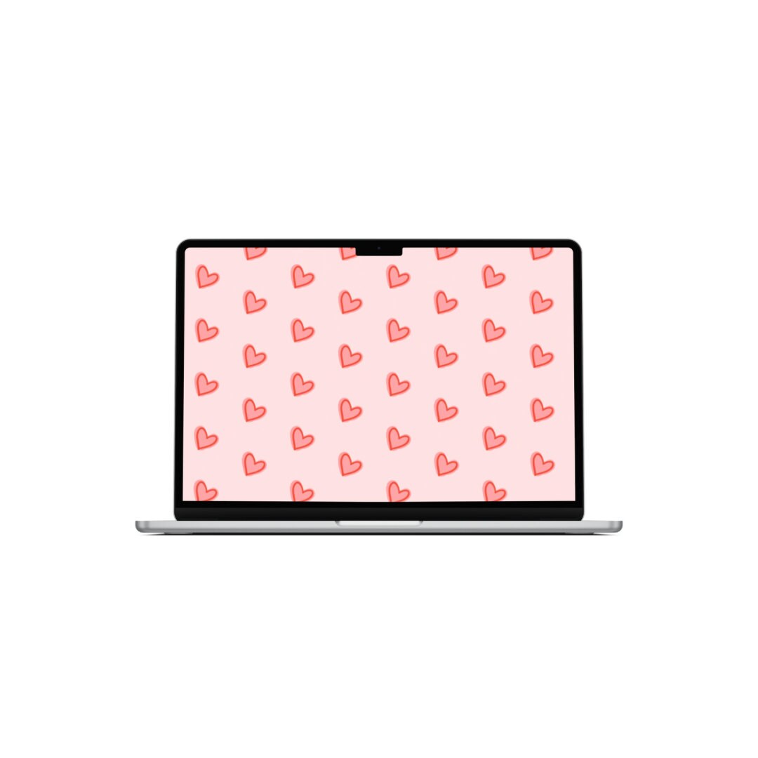 Hearts Desktop Wallpaper - Etsy