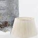 Large White Pleate Fabric Lamp Shades Simple Style - Etsy