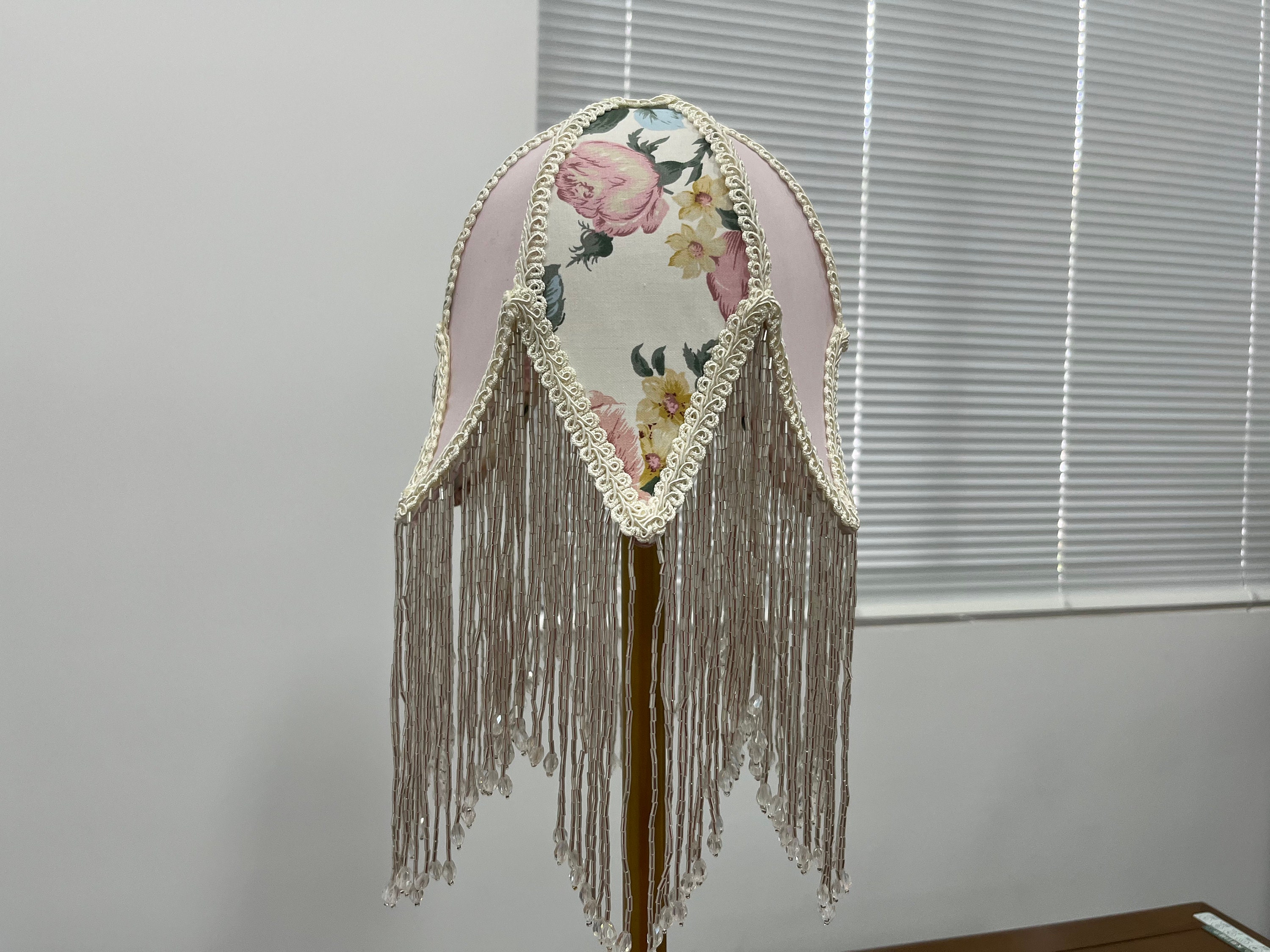 Petal Tassels Lamp Shades chic Floral Fabric Lampshades for - Etsy