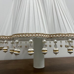 Large White Silk Lamp Shades , Vintage Lampshades for Table Lamps/floor ...