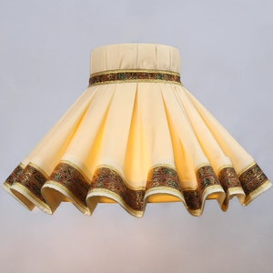 Large Pleated Skirt Lampshade for Floor Lamp,european Style Vintage ...