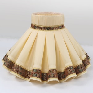Large Pleated Skirt Lampshade for Floor Lamp,european Style Vintage ...
