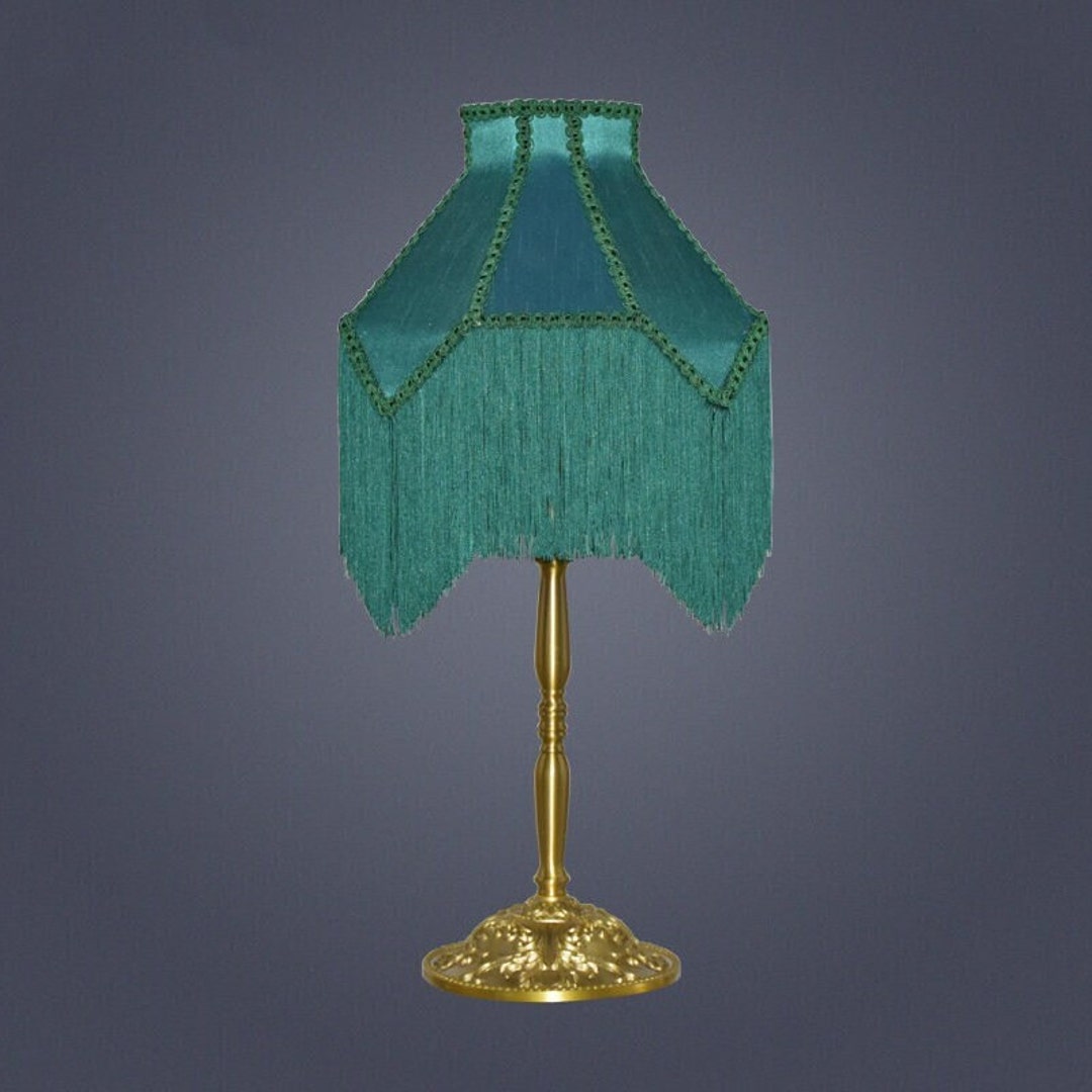Vintage Velvet Lamp Shade , European Style Vintage Lamp , Retro ...