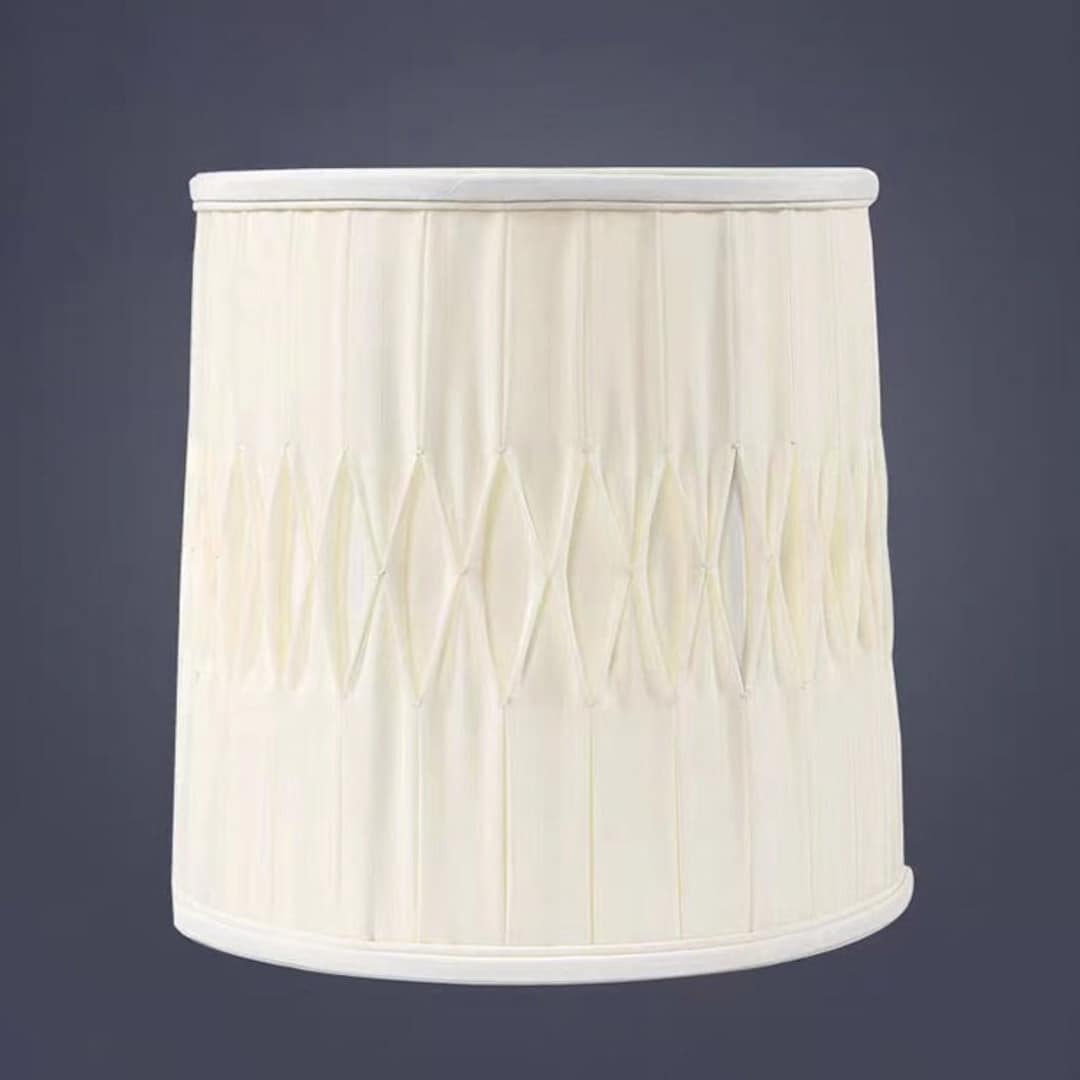 Cream White Fabric Lamp Shades , Morden Lampshades for Table Lamp ...