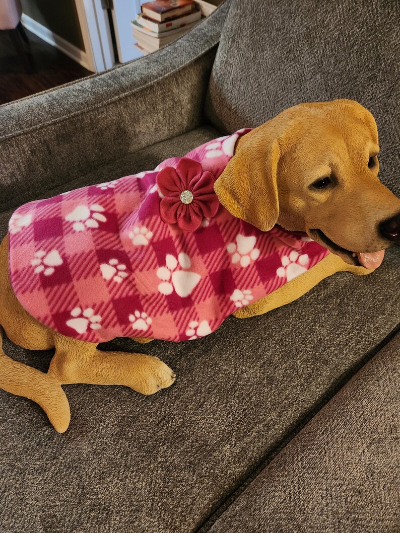 Double Layer Fleece Dog Sweater Size Medium for Female - Etsy