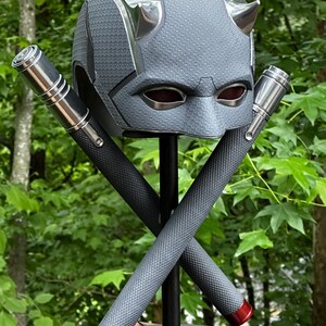 Daredevil Cosplay Helmet and Batons - Etsy