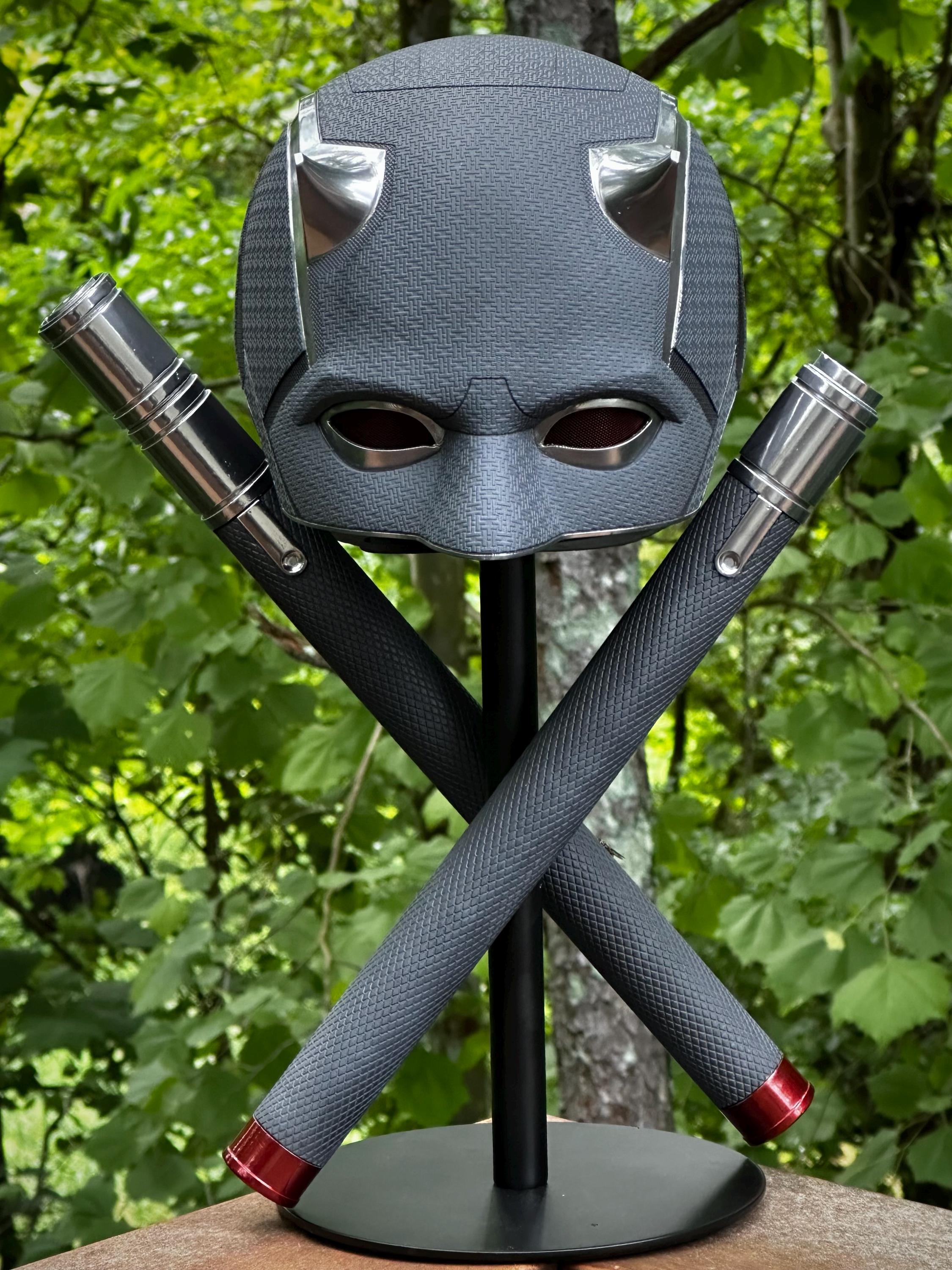 Daredevil Cosplay Helmet and Batons - Etsy