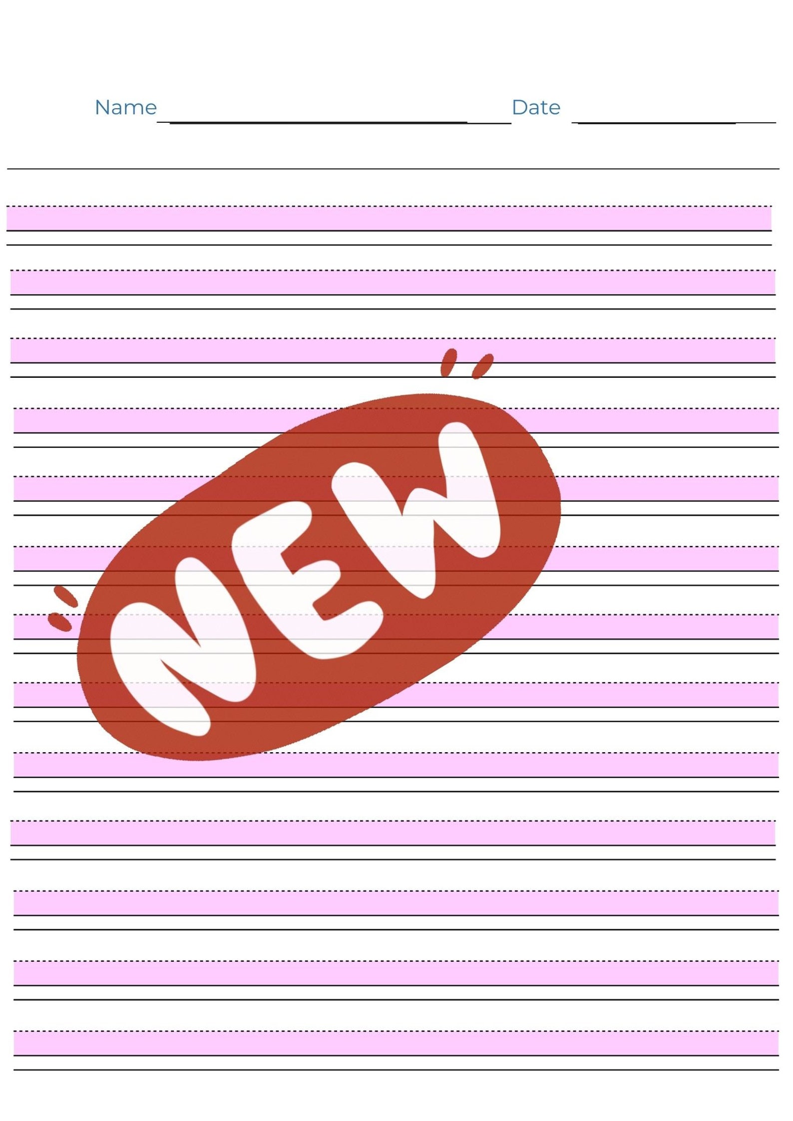 Lined Paper, Assorted Styles - Etsy