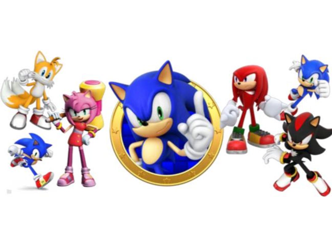 Sonic,uvdtf, UV DTF Cup Wrap, Transfers,ready to Apply,ship Physical ...