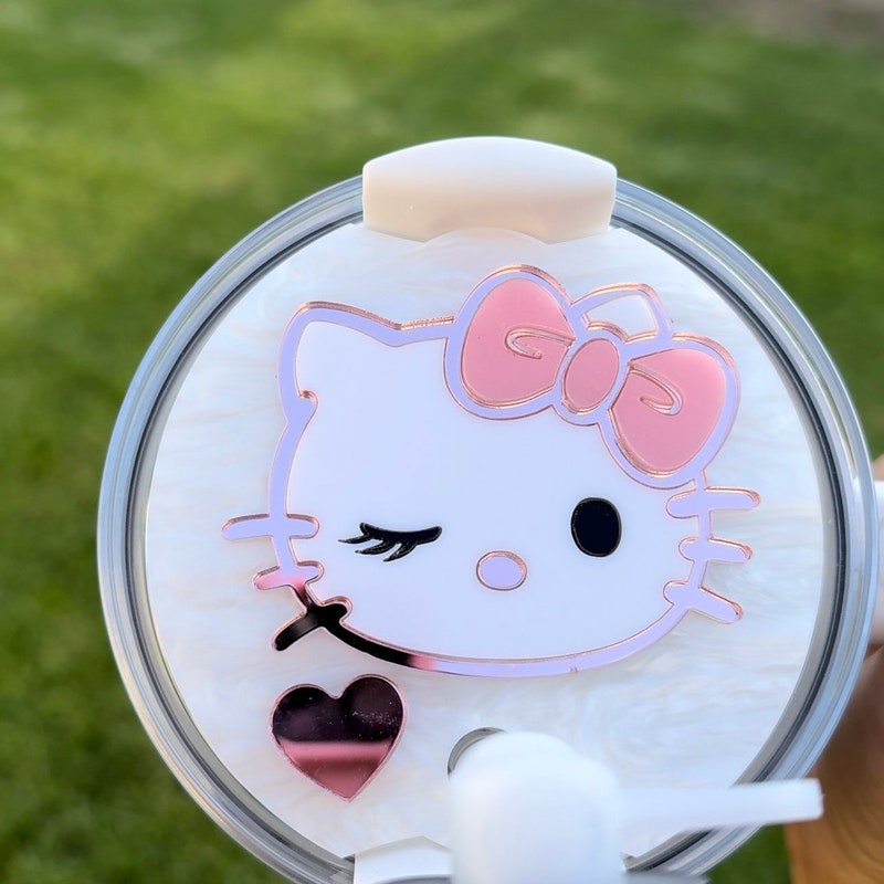 Hllo Kitty Stanly Topper - Etsy