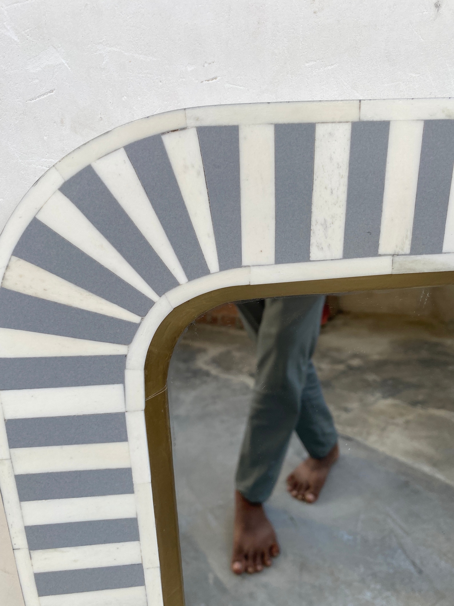 Handmade Bone Inlay Mirror Frame, Inlay Wall Mirror, Inlay Mirror Frame ...