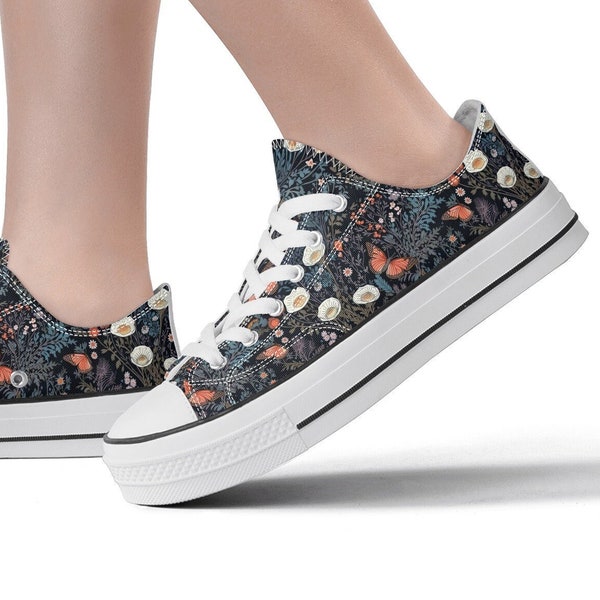 Floral Converse - Etsy