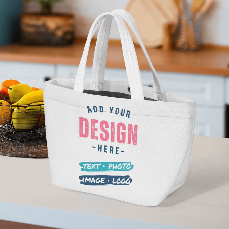 Custom Logo Lunch Bag - Etsy