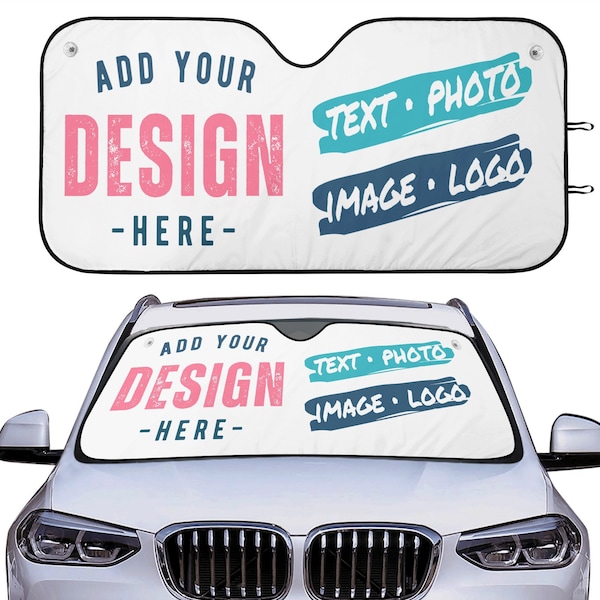 Custom Car Sun Shade - Etsy