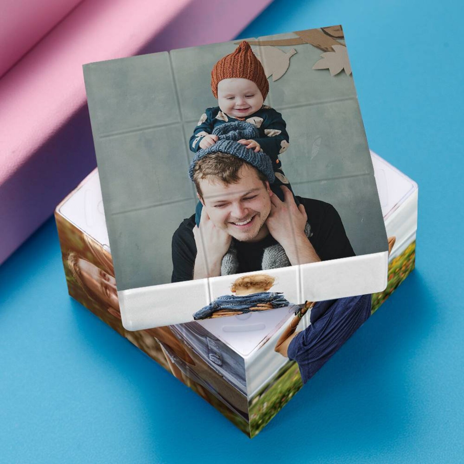 Personalized Photo Rubik's Cube With Matching Gift Box Custom Puzzle ...