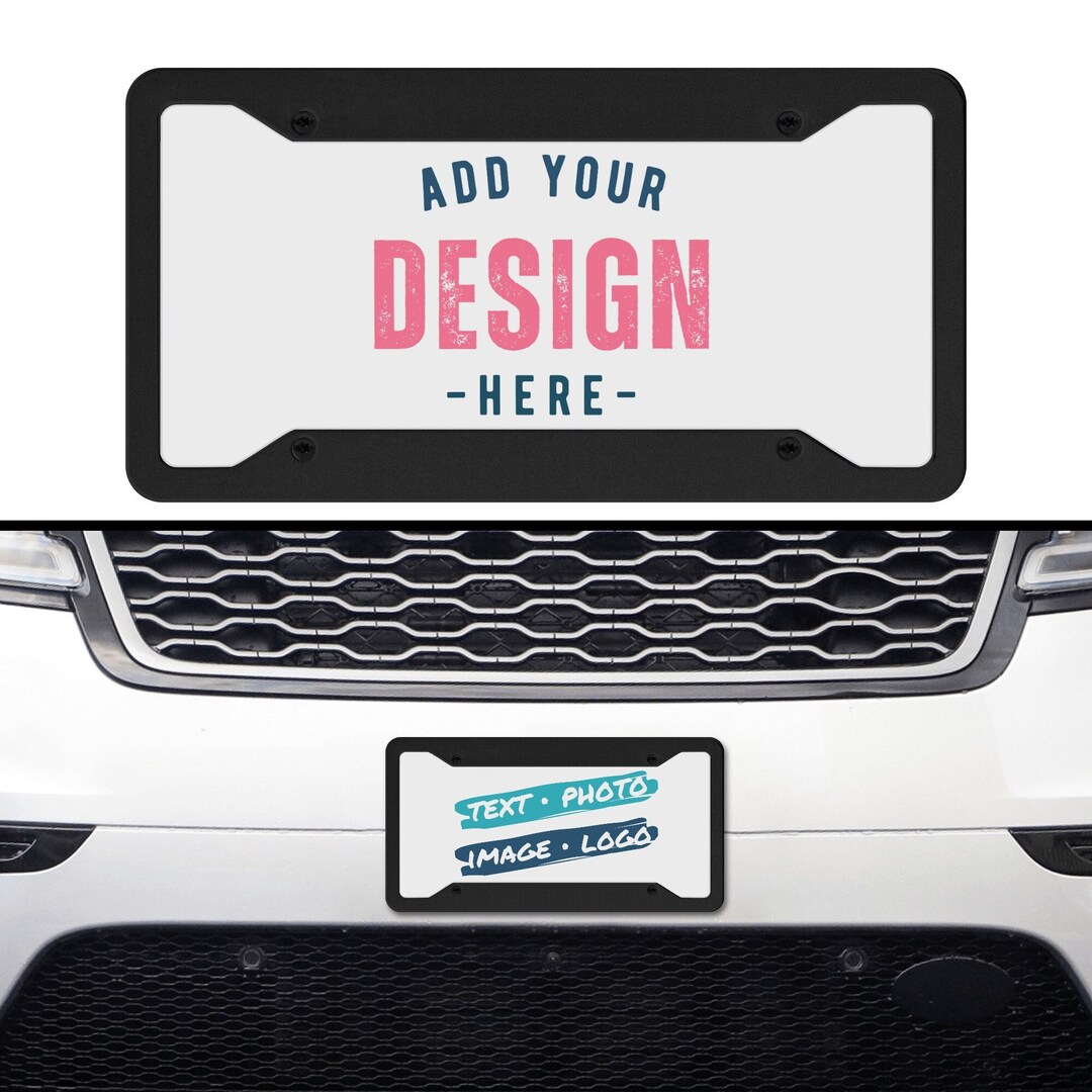 Custom License Plate Personalized Vehicle Vanity Plate Design Your Own ...
