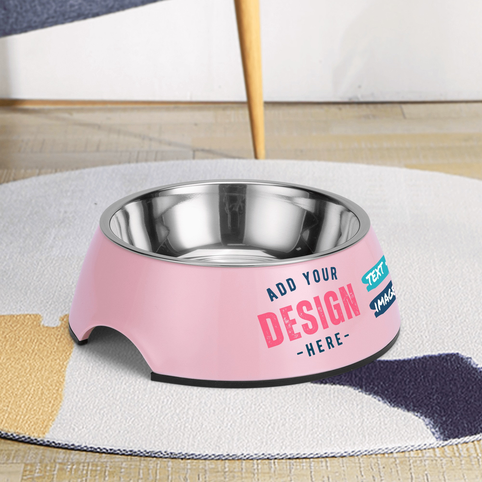 Custom Pet Food Bowl Steel Personalized Dog Bowls Customize With Name ...