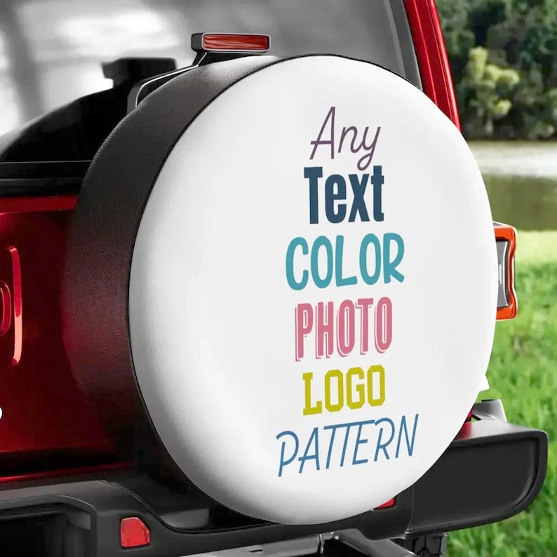 Custom Tire Cover Personalized Rear Tire Protective Covers for Spare ...