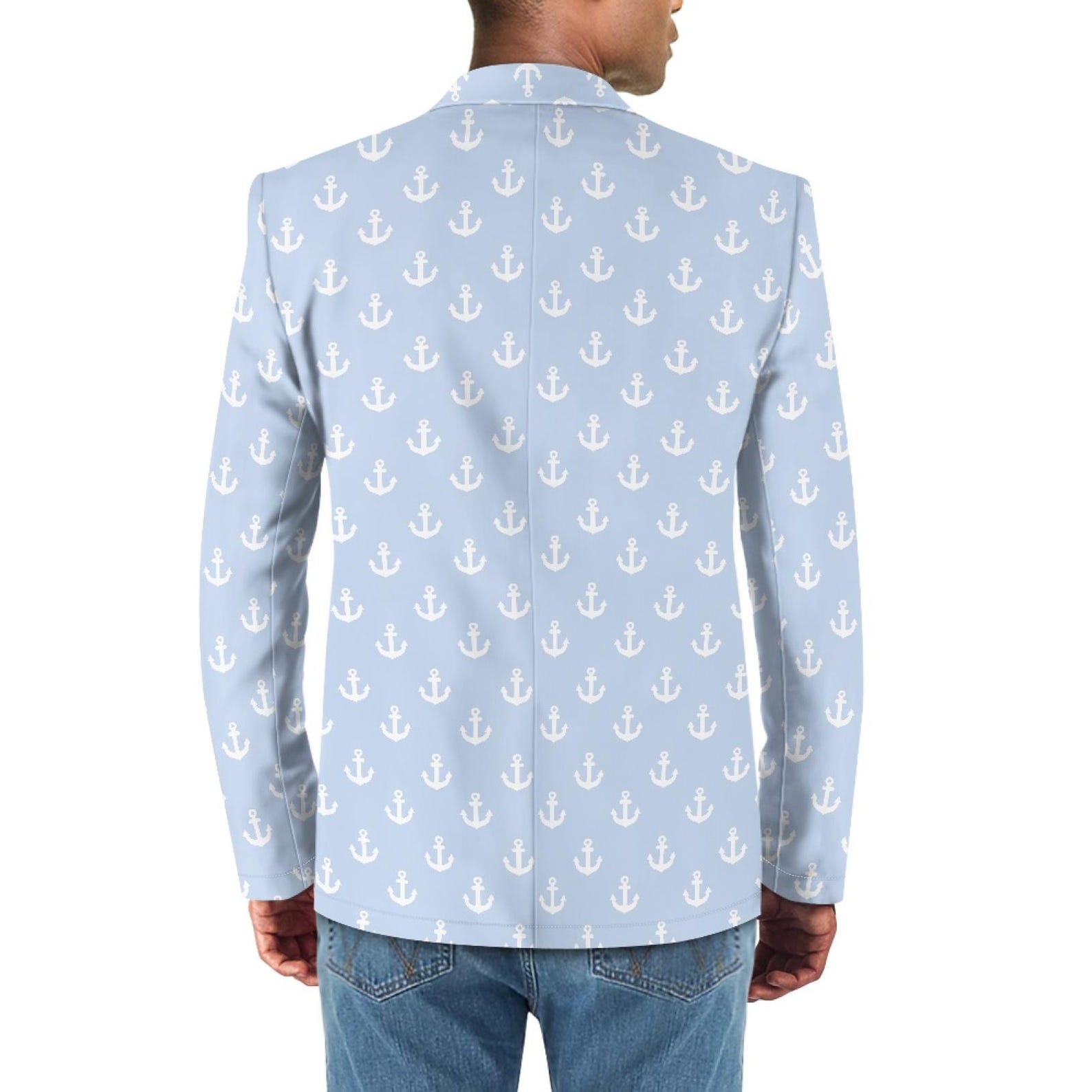 Nautical Jacket Ship Anchor Blazer for Men Women Novelty Gift Boat ...