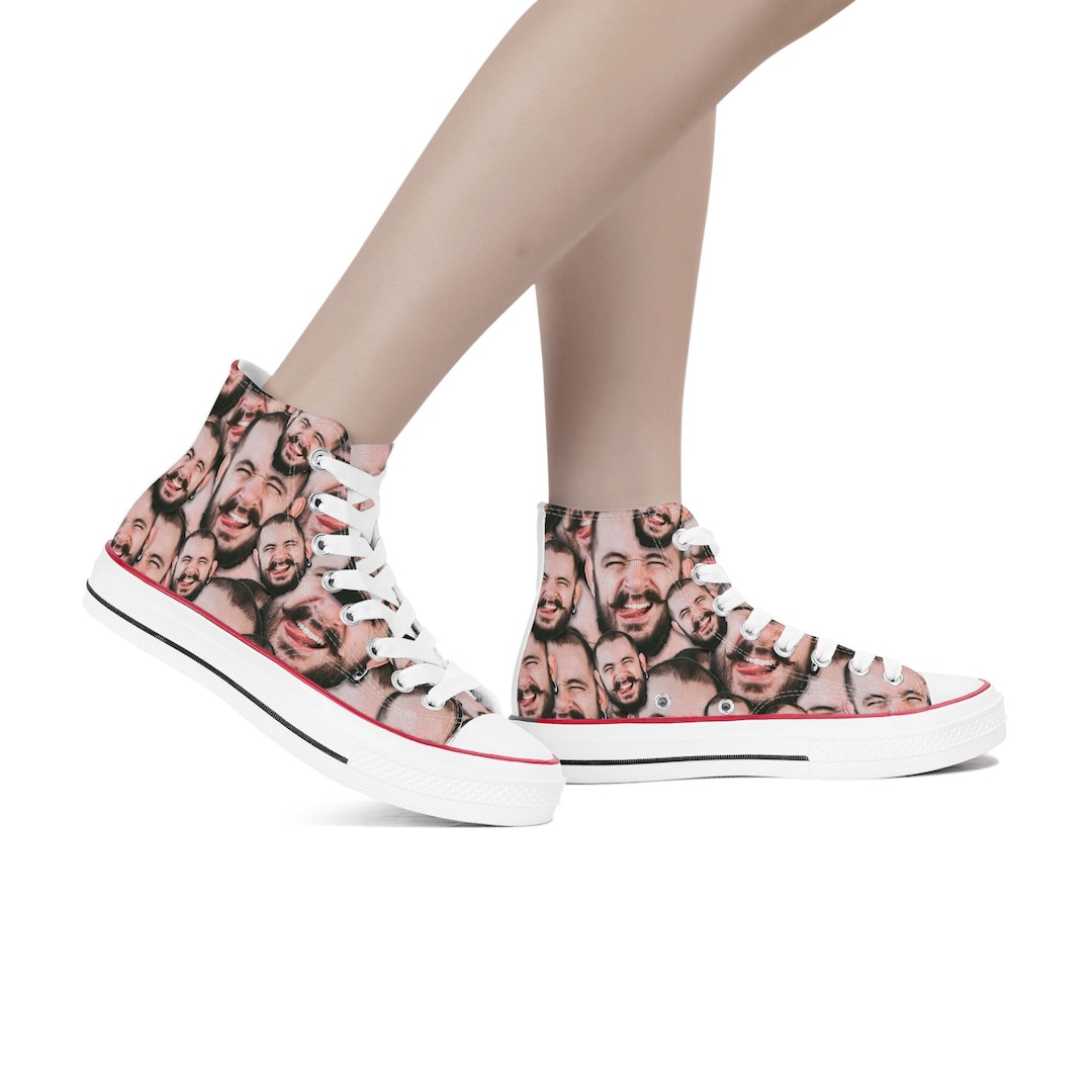 Custom Face Shoes Personalized Face Hightops Design Your Own High Top ...