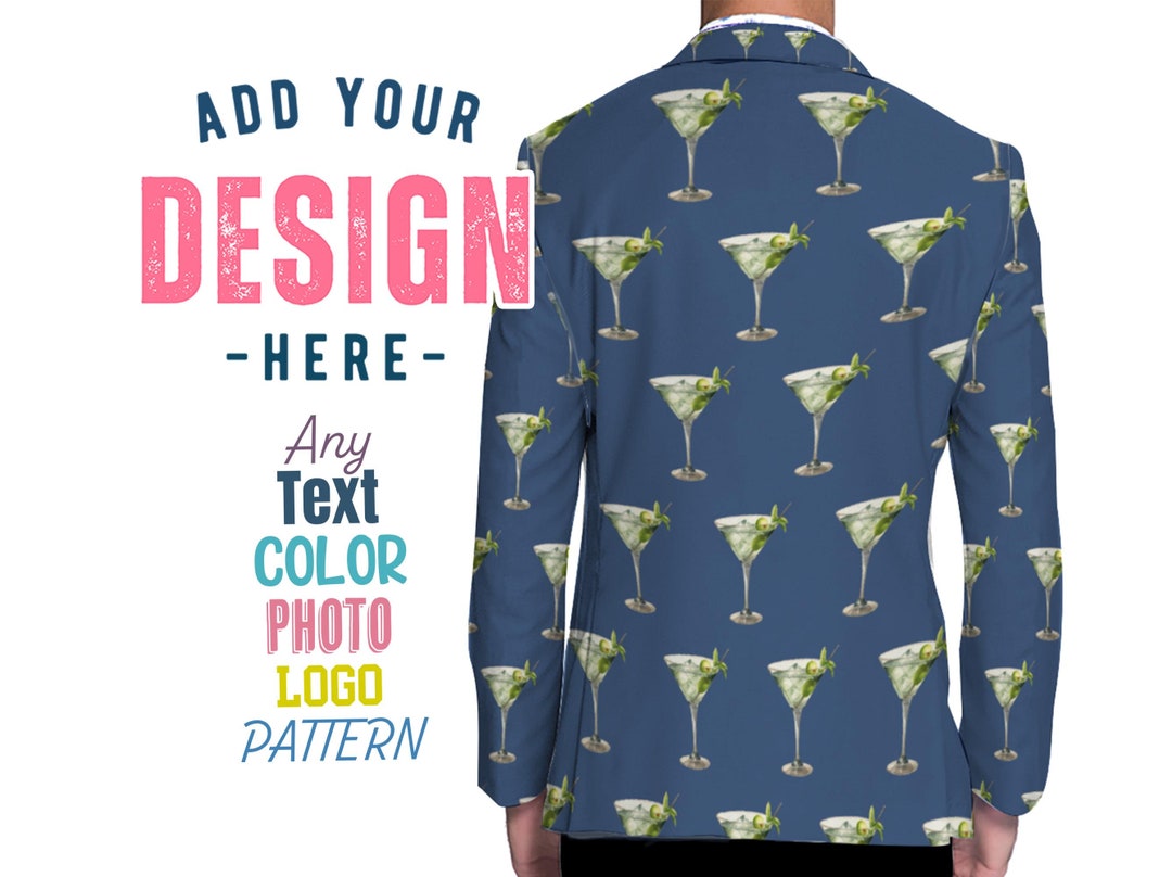 Men Custom Suit Blazer Personalized Sports Coat Mens Fashion Light Coat ...