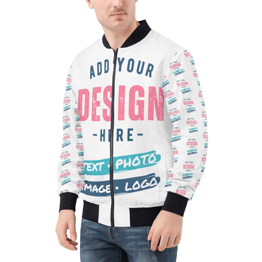 Custom Bomber Jacket Womens or Mens Flight Jacket Personalized Pilot ...
