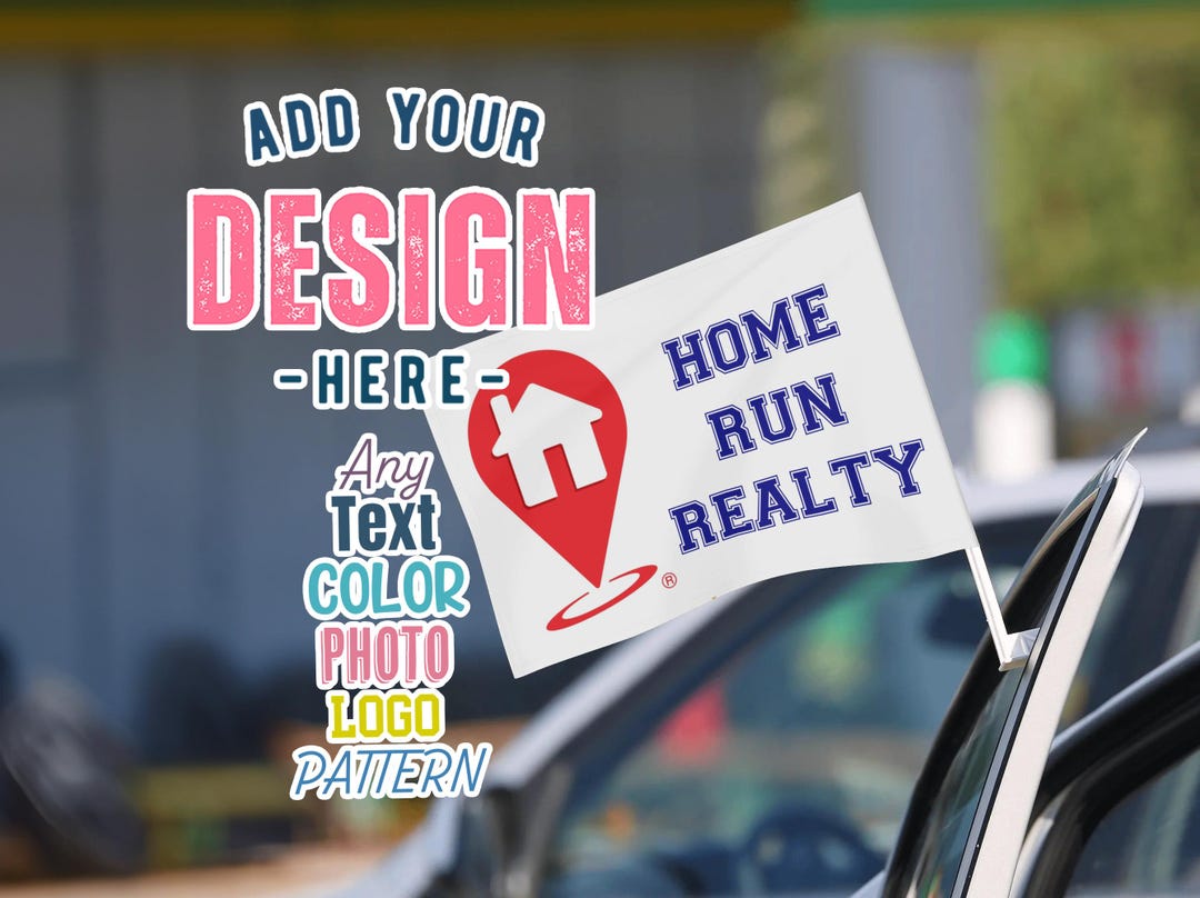 Custom Car Flag Personalized Flags for Vehicles Auto Accessories ...