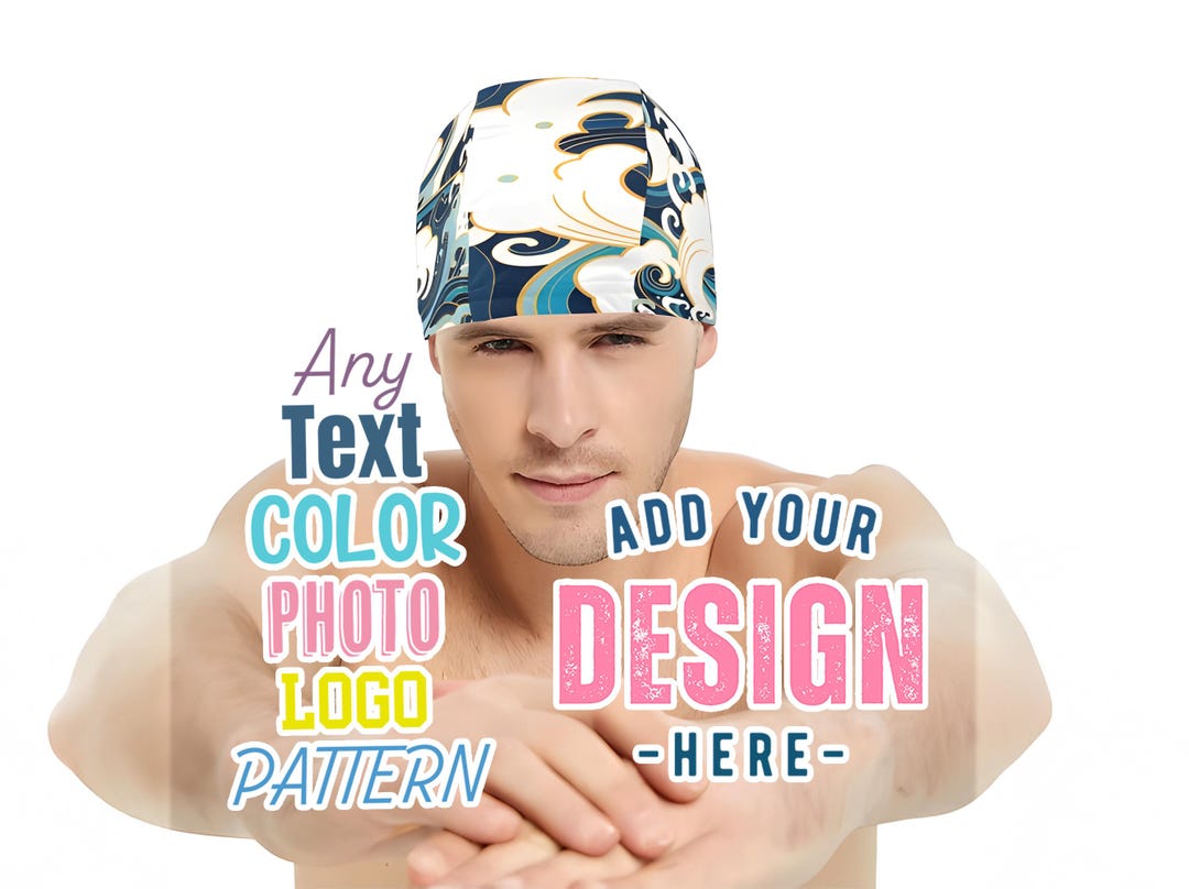 Custom Swim Cap for Women or Men Design Your Own Unisex Swimming Caps ...