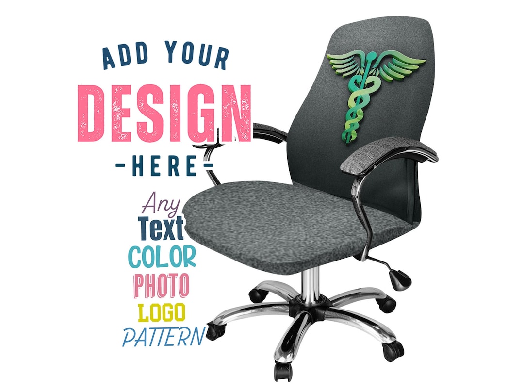 Custom Office Chair Cover Large All-in-one Office Chair Personalized ...