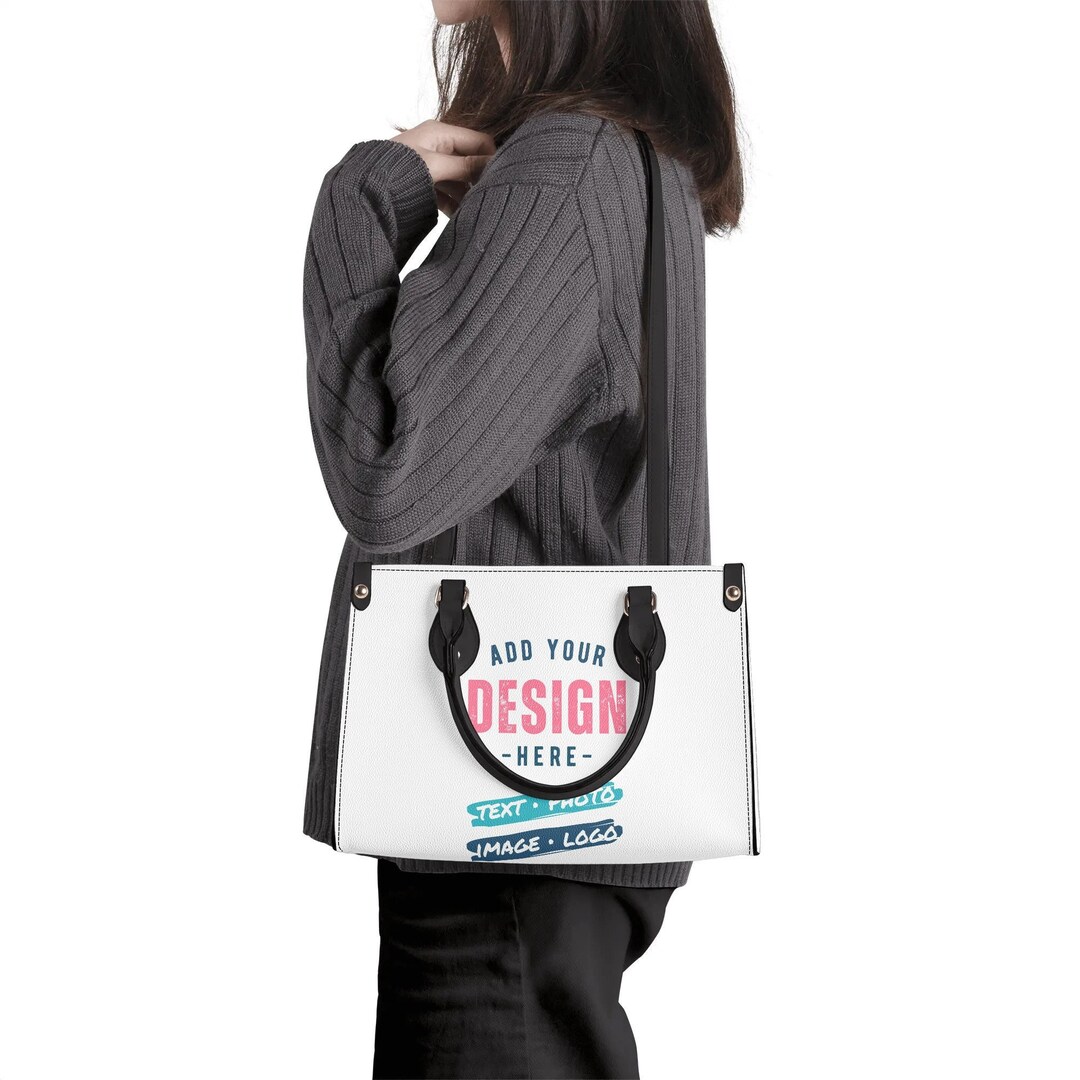 Custom Handbag Faux Leather Purse Personalized Luxury Shoulder Bag With ...